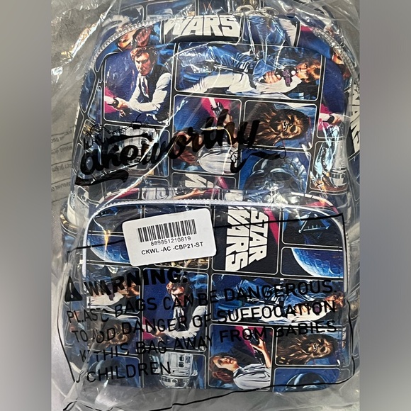 Star Wars | Bags | Nwt Cakeworthy Star Wars Comic Strip Backpack | Poshmark